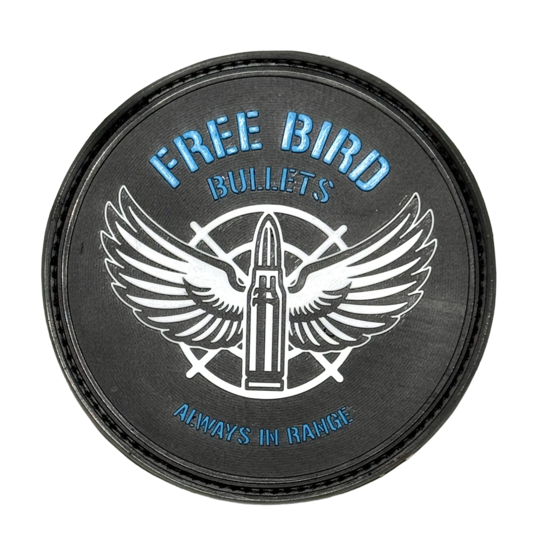 416 TACTICAL: Free Bird Bullets PVC Morale Patch, 3" Round – 416 ...