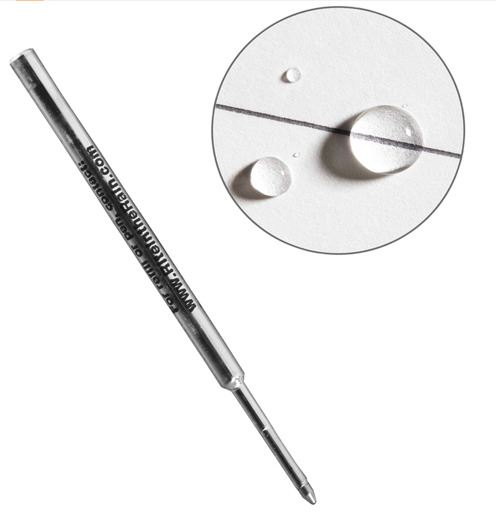 RITE IN THE RAIN: All-Weather Click Action Pen Refill, Black RIR-11R ...