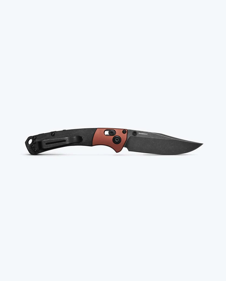 BENCHMADE: Mini Crooked River, Burnt Copper, Black Micarta – 416 ...