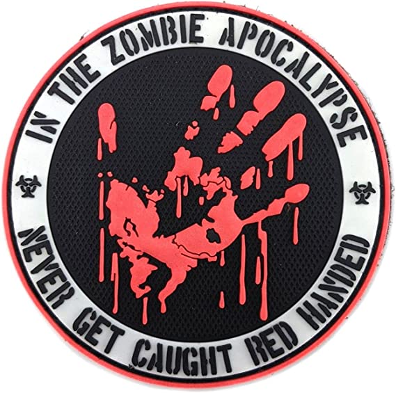 TIC Patch - ZOMBIE RED HANDED – 416 Tactical Supply Inc.